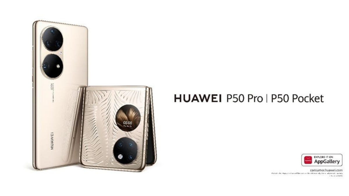 Huawei P50 in P50 Pocket končno tudi pri nas
